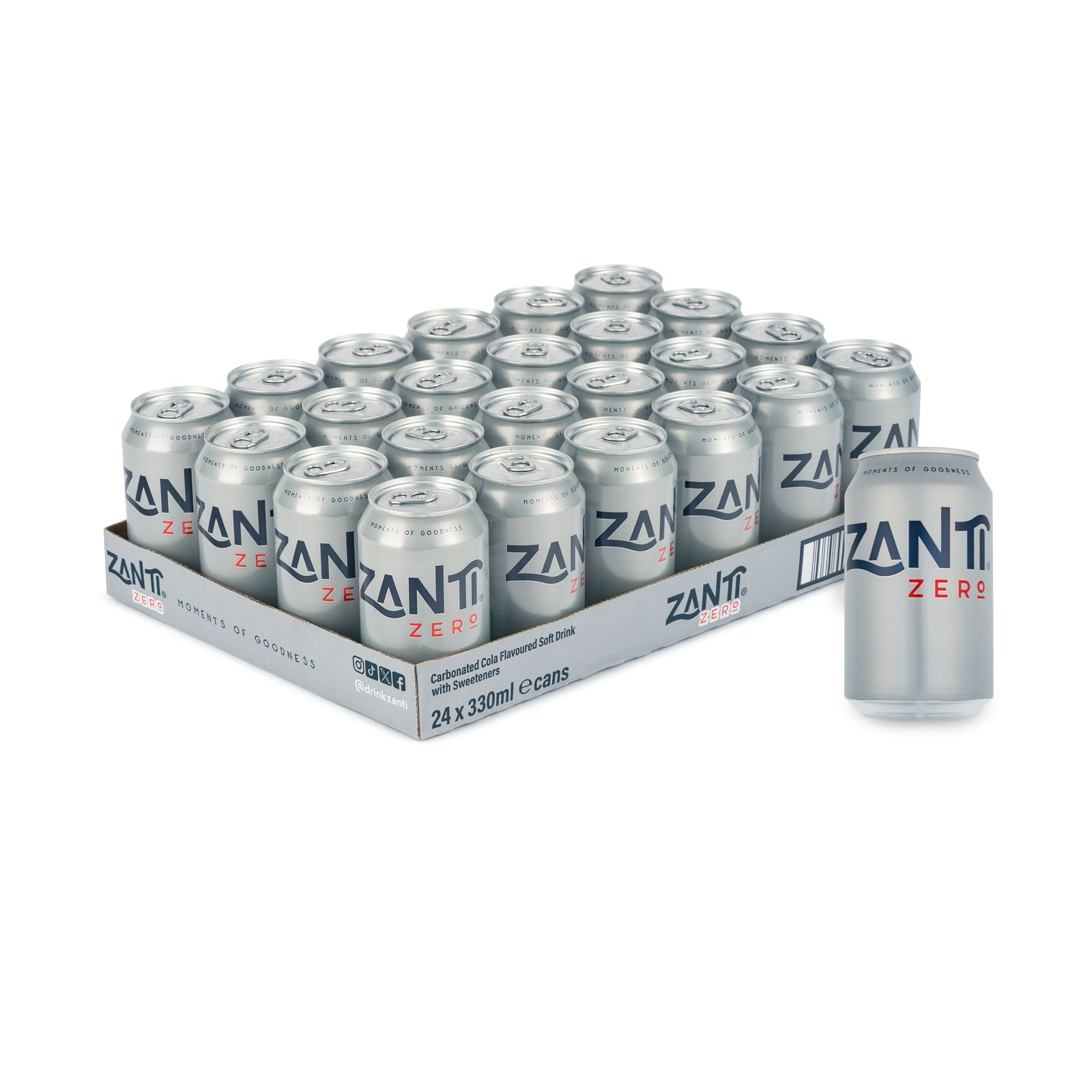 Canned ZANTI Zero - 24 x 330ml - Drink Zanti